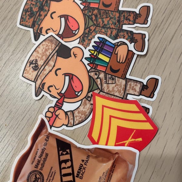 Marine Corps Enlisted Ranks Dress Vinyl Stickers, USMC Stickers ...