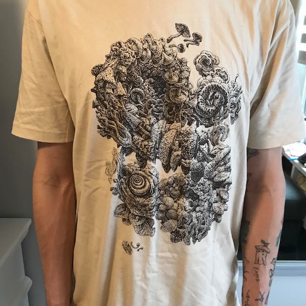 Turtle Shirt Turtles Rising Men's Graphic Tee Fantasy Art Floating ...