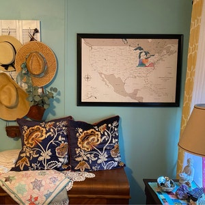 Upgrade to Include a Map Legend on Your Push Pin World Map - Etsy