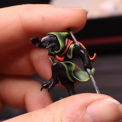 Kenku 3d Printed Miniatures by Manuel Boria for Tabletop Rpgsdungeons ...