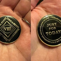 MRS Yearly AA Medallion 1 60 Years Alcoholics Anonymous Recovery ...