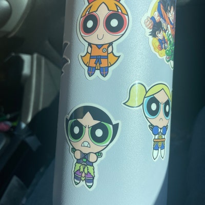 DBZ Saiyan Powerpuff Girls Sticker Vinyl - Etsy UK