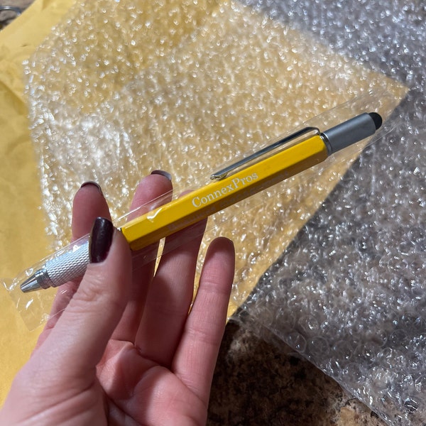 Personalized Multi-tool Pen, Stylus, Screwdriver, Ruler, Level ...