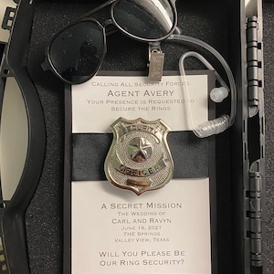 Will You Be My Ring Security / Ring Bearer Invitation - Etsy