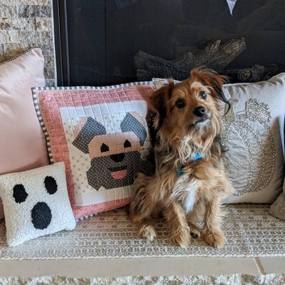 Yorkie Yorkshire Terrier Dog Puppy Quilt Block PDF Pattern Includes ...