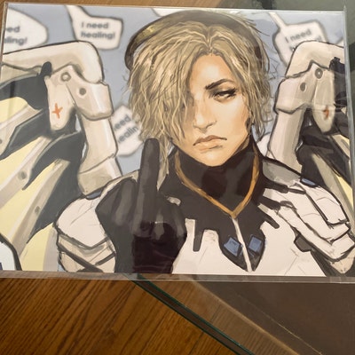 Overwatch Mercy Main I Need Healing Poster - Etsy