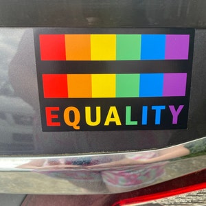 LGBTQ Pride Flag Static Cling Windows Mirrors Car Windows - Etsy