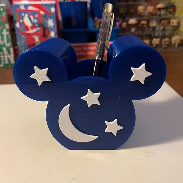 Mickey Mouse 3D Printed Disney Sticky Note Holder for Desk, Work ...