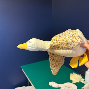 Goose soft toy sewing pattern PDF instant download step by - Etsy Polska