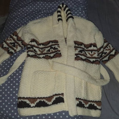 Starsky and Hutch Sweater Handmade Chunky Cardigan Ready to Ship - Etsy