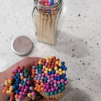 Match Bottle With Striker 60 Matches per Bottle 12 Matchstick Colors ...