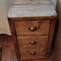 Rustic Bedside Tables - Etsy UK