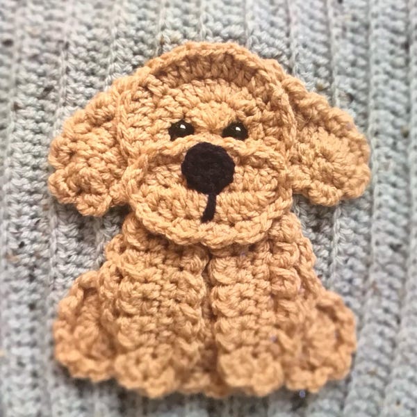 Crochet Pattern - INSTANT PDF DOWNLOAD - Crochet Golden Doodle - Nellas ...