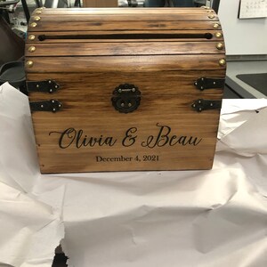 Rustic Card Box Wood Card Box Country Wedding Decor Burlap | Etsy