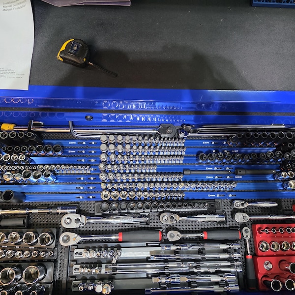 US General 27” Top Drawer Tool Grid Organizer - Etsy