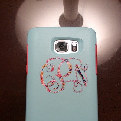 Paisley Monogram Decal, Car Decal, Vinyl Decal, Tumbler Decal, Laptop ...