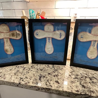 Shadow Box Baseball Cross - Etsy