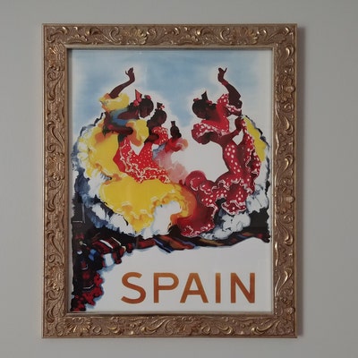 Art Spain Poster Vintage Spanish Travel Print Wall Decor - Etsy