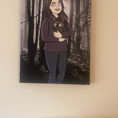 Gothic Custom Portrait Made by Carla From Grove Street Art - Etsy