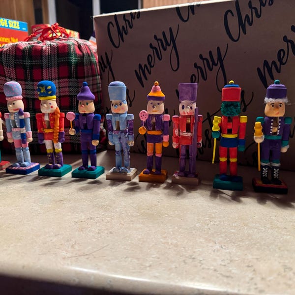 Christmas Mini Paint Kit, Nutcracker Paint Set, Christmas Party Favor ...