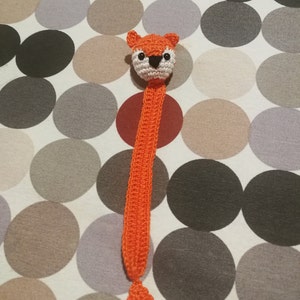 CROCHET PATTERN Simple Fox Bookmark Crochet Amigurumi Bookmark ...