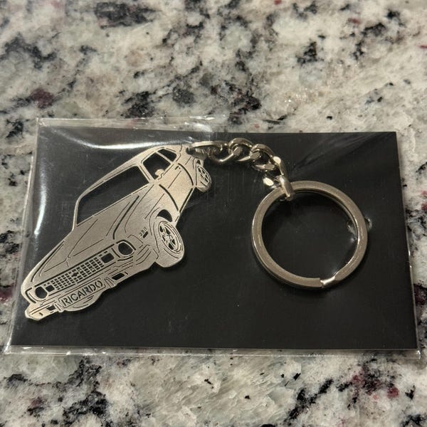 Custom Key Chain for Car Lovers Gift, Stainless Steel Personalized ...