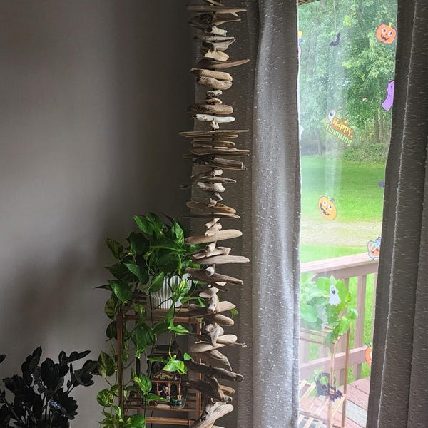 Plant Terrarium 25 Inch Valhalla Ladder/ Cream Wood Beads / V-0130 ...