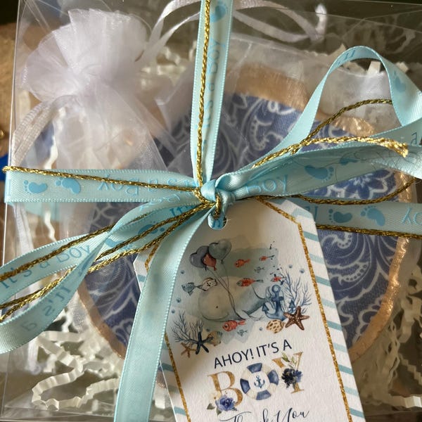 Boy Baby Shower Favor Oyster Ring Dish. Handmade Boy Shower Favor ...