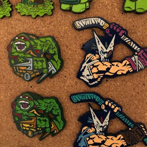 Rorschach/marshall Mashup Enamel Pin - Etsy