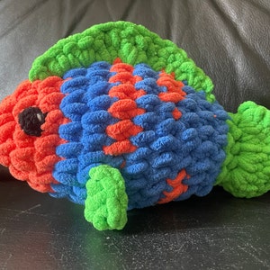 Finley the Fish CROCHET PATTERN ONLY, Crochet Fish Pattern, Amigurumi ...