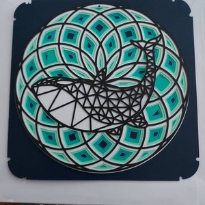 Eagle Model Multi Layer Mandala Laser Cut File, Commercial Use, Wall ...