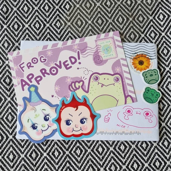 Costumed Kewpie Doll Halloween Sticker | Original Vinyl Sticker ...