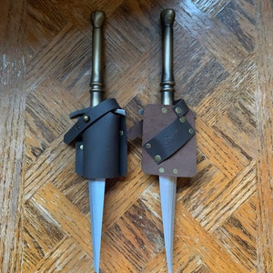 Latex Dagger Leather Sheath With a 45 Degree Angle, LARP, Cosplay. - Etsy