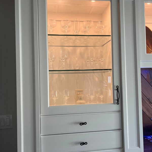 2 Princess House Crystal Buffet Silverware Caddies, Vintage Pattern 438 ...