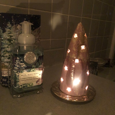 Cardinal Tree Luminary - Etsy