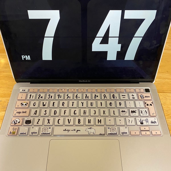 MacBook US Layout Keyboard Cover Silicone Skin for MacBook Pro, Air 13 ...