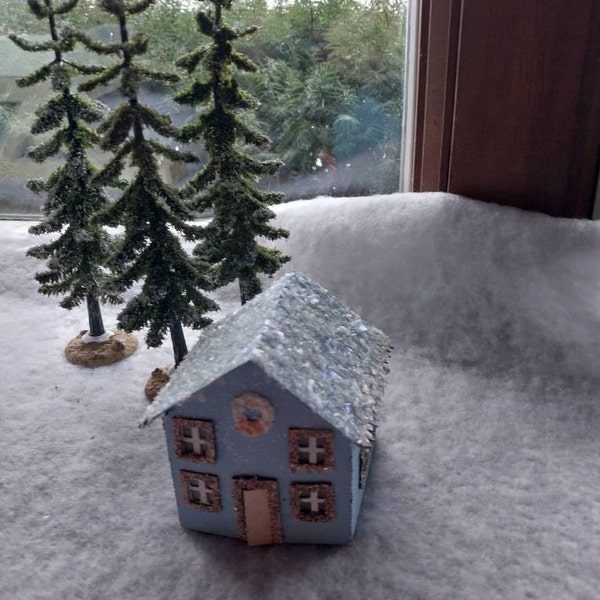 Putz House Kit - Make 4 House - 3" Tall - Set B - Etsy