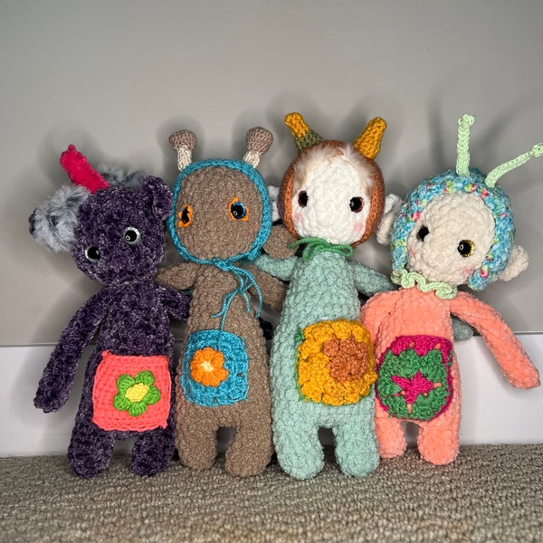 Mini Whimsy BUNDLE Crochet Patterns / Forest People Crochet Pattern ...