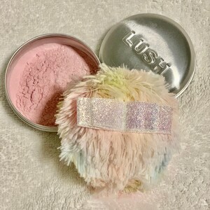 Faux Fur Vintage Style Powder Puff Retro Powder Puff Quilted - Etsy