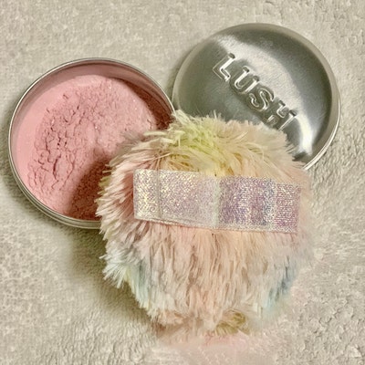 Faux Fur Vintage Style Powder Puff Retro Powder Puff Quilted - Etsy