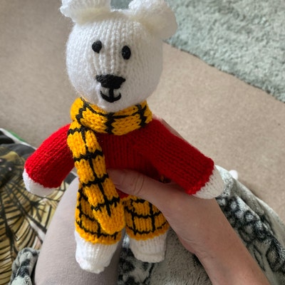 Teddy Bears Knitted Dungarees, Jumper and Bootees - Etsy Ireland