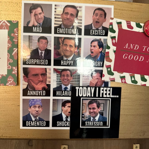 Michael Scott Mood Magnet - Prison Mike - Michael Scott Gifts - Steve ...