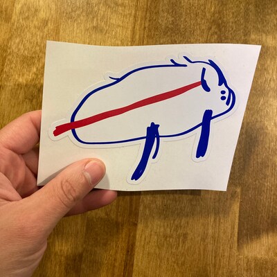 Josh Allen's Drawing Mafia Sticker Car Decal Buffalo Potato - Etsy
