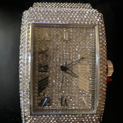 Iced Bling Out Hip Hop Jumbo Large XL Gold/ White Gold Plated - Etsy