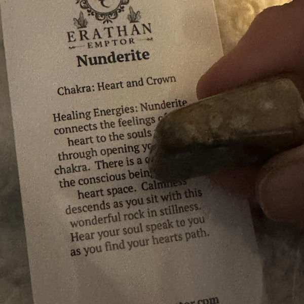 Nunderite Tumbled Medium AKA Nundoorite or Nundorite - Etsy