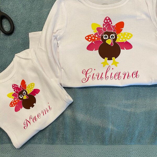 Girl Turkey Svg, Thanksgiving Svg, Dxf, Eps, Png, Fall Cut Files, Cute ...