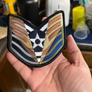 NEW A Career in STRIPES tsgt 3-color OCP | Etsy