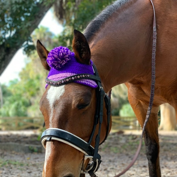 Crochet Horse Bonnet - Etsy