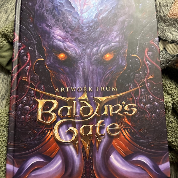 Baldurs Gate 3 Artwork Book Baldur's Gate 3 Guide Book BG3 Video Game ...