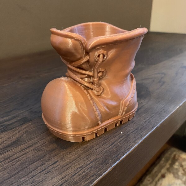 3D Printed Boot Planter - Etsy